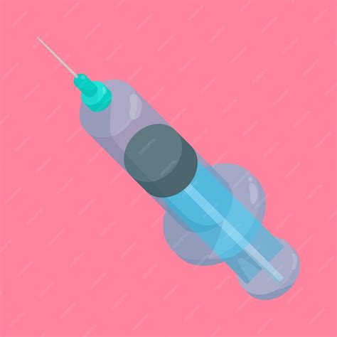 Premium Vector Syringe Icon Vector Medical Syringe Illustration