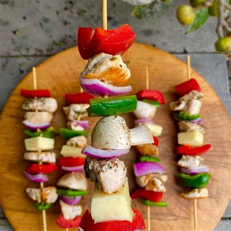 Chicken And Vegetable Skewers Instant Pot