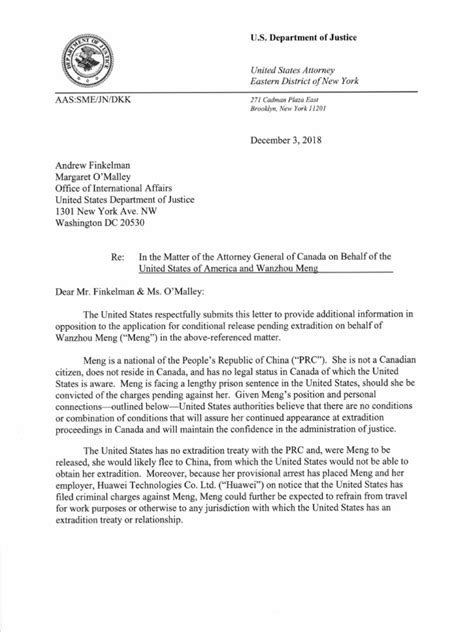 Letter From The U S Justice Department Pdf Fraud Passport
