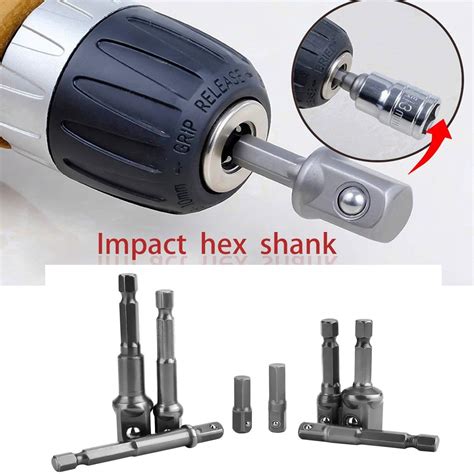 Impact Grade Driver Sockets Adapter Extension Set Drill