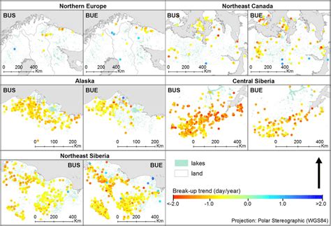 The Spatial Distribution And Magnitude Of All Significant Trends Of Download Scientific Diagram