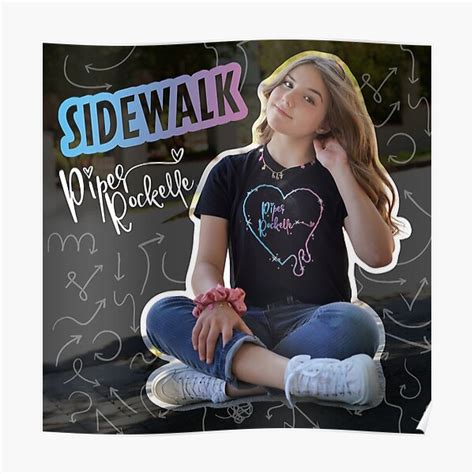 Piper Rockelle Sidewalk Poster For Sale By Yorty516 Redbubble