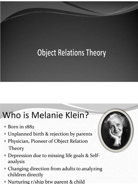 Klein Object Relations Pdf