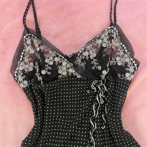 Vintage Lingerie Dress Sheer Perfect Condition Depop