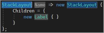 VincentH On NET C Markup Snippets