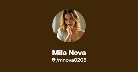 Mila Nova Instagram Tiktok Linktree