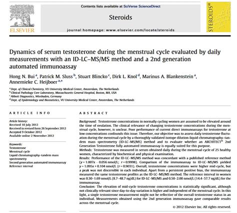 Hormonal Fluctuations In Women S Lives Excel Male TRT Forum