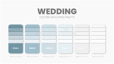 Wedding Color Scheme Color Trends Combinations And Palette Guide Example Of Table Color Shades