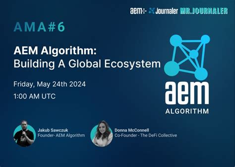 aem algorithm mr journaler on linkedin askmeanything ama fintech web3 business