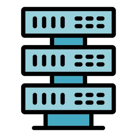 Premium Vector Server Search Engine Icon Outline Server Search Engine