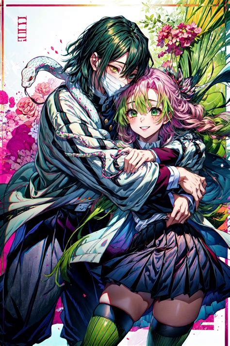 Obanai X Mitsuri Wallpapers Wallpaper Cave