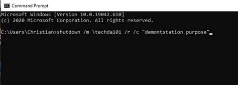 Logoff Or Restart Or Shutdown Windows Pc Remotely Techdirectarchive
