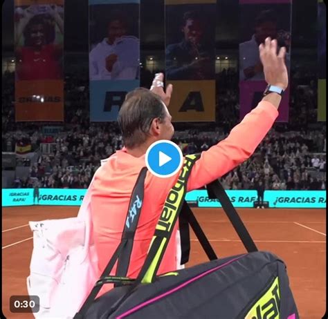 Rafa Nadals Emotional Farewell At Madrid Open Is This The End Of An
