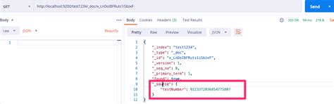 BUG Certain Range Of Number In ES Is Converted To 9223372036854776000