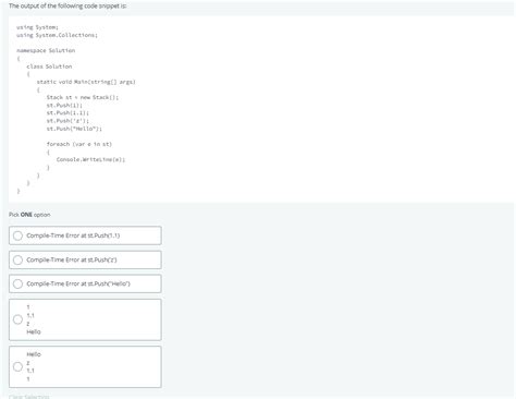The Output Of The Following Code Snippet Is Studyx