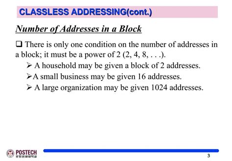 ppt chapter 5 ip addresses classless addressing powerpoint
