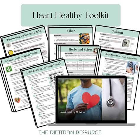 Heart Healthy Toolkit The Dietitian Resource