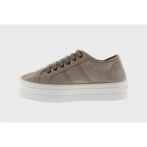 Victoria Shoes Barcelona Organic Cotton Washable Flatform Trainer Shoe