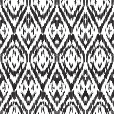 Premium Vector Ikat Seamless Pattern