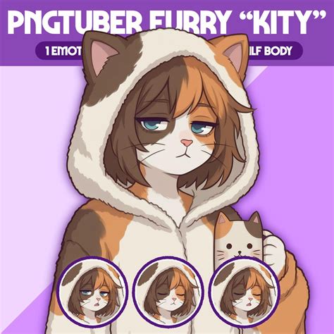 Furry Pngtuber Model Premade Pngtuber Fursona Veadotube Fursona