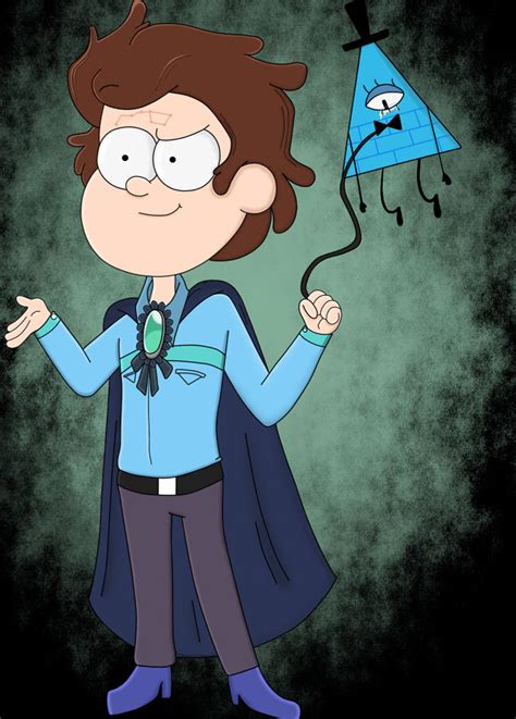 Reverse Dipper Pines And Bill Cipher By Lindablack On Deviantart
