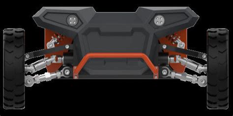 100kg Max Load Ip68 4 Wheel Robot Chassis Explosion Proof