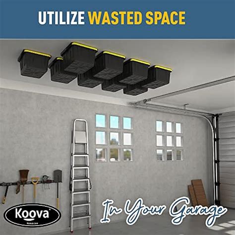 Koova Heavy Duty Overhead Garage Storage Rack For 9 India Ubuy