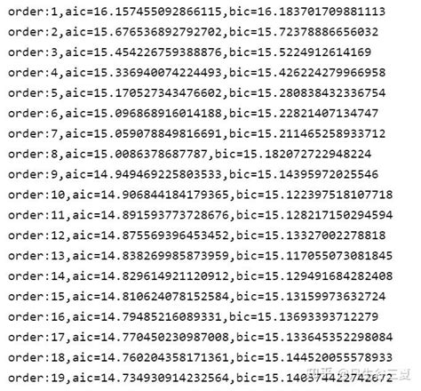 Python时间序列从var到varma 知乎