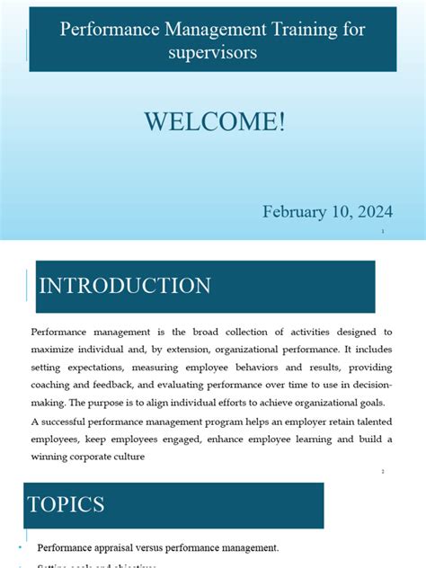 Presentationsppt Performance Management Training Pdf Performance Appraisal Goal