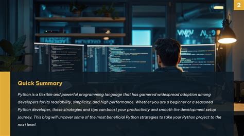 Ppt 10 Useful Python Development Setup Tips To Boost Your Productivity Powerpoint Presentation