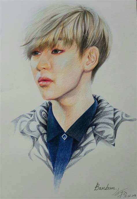 Bambam Got7 Fanart Kpop Teen Wolf Fan De Arte Magníficos