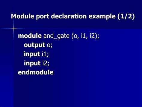 Ppt The Verilog Hardware Description Language Powerpoint Presentation