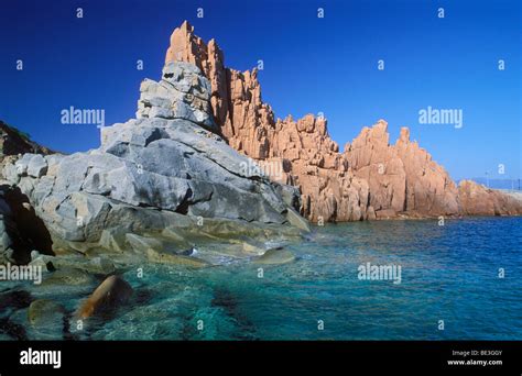 Rock Formation Rocky Coast Red Rocks Porphyry Rocks Of Arbatax