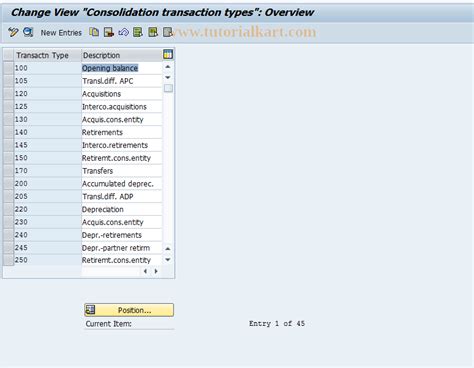 OC SAP Tcode C FI LC Table T OC SAP Tcode C FI LC Table T