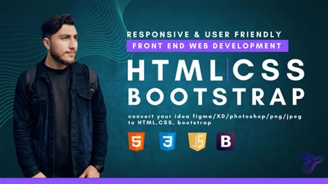 Do Frontend Web Development Using Html Css Bootstrap By