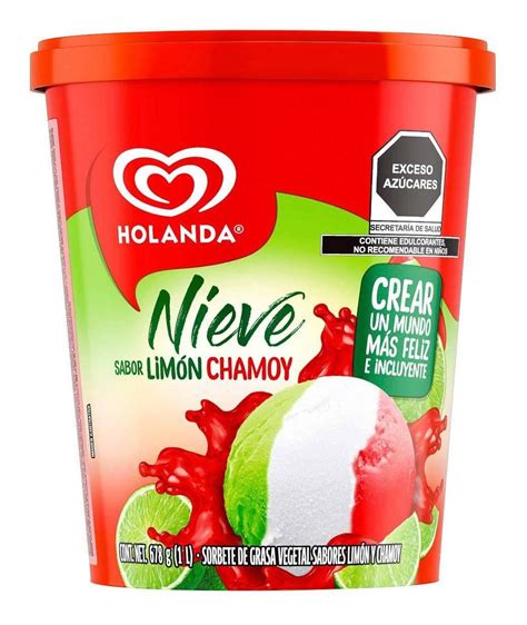 Helado Holanda Limón Chamoy 1l Mercadolibre