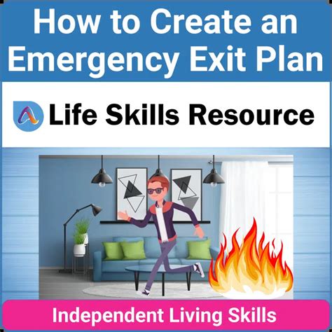 How To Create An Emergency Exit Plan Adulting Life Skills Resources