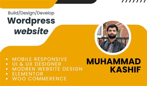 design redesign develop a wordpress website with html css by