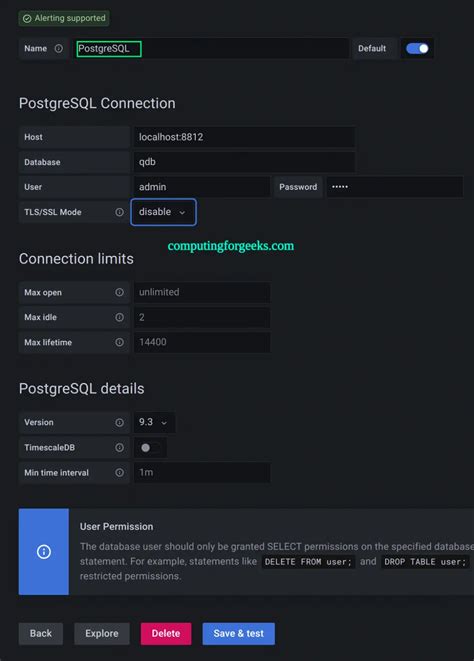 Monitor Questdb Database With Prometheus And Grafana Computingforgeeks
