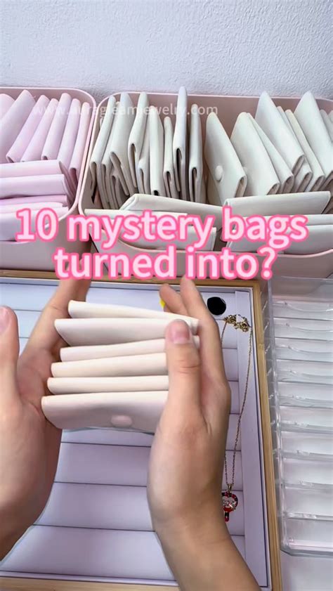 Unboxing Lets Open Sharina‘s 10 Mystery Bags 🖤🤍💛💚💙 ️ Mysterybags Blindbox Jewelry Fyp