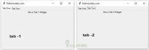 Tab Widget In Tkinter GUI Programming Python Tkinter Tutorial