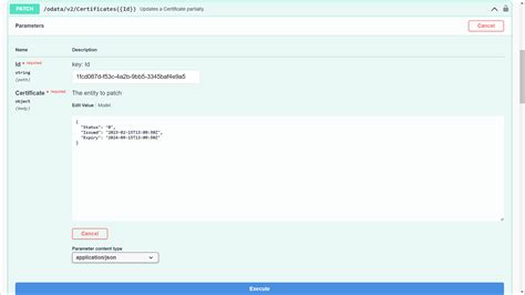Update A Certificate Via Api Help Center