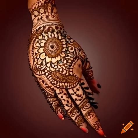 Henna Eid Background On Craiyon
