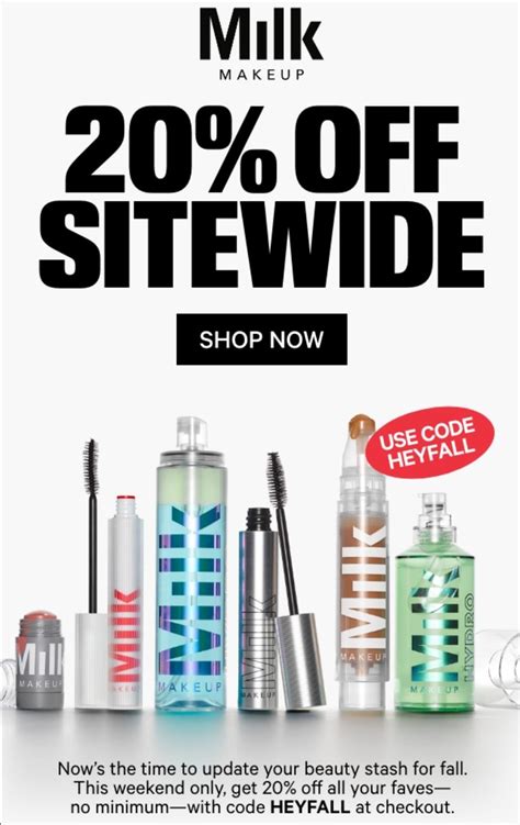 Milk Makeup 20 Off Sitewide Exclusions May Apply Use Code Heyfall