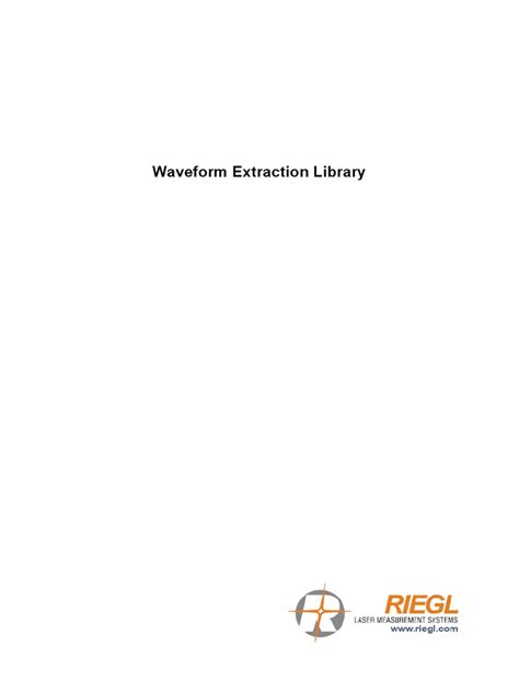 The Full Waveform Lidar Riegl Lms Q680i Ppt Renew Pdf Library Computing Computing