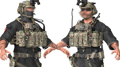 3d Model Crye Precision Combat Uniform Vr Ar Low Poly Cgtrader