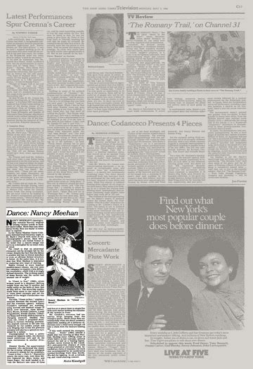 Dance Nancy Meehan The New York Times