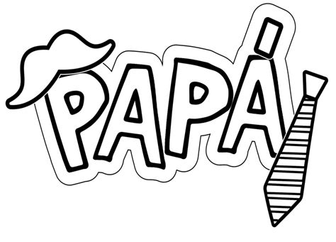 Feliz Día Papá Moldes De Letras Bonitas