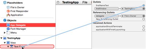 Xcode AppDelegate Applescript TextField Stack Overflow