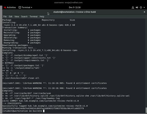 Error In Podman Build Error When Finding Available Red Hat Learning Community